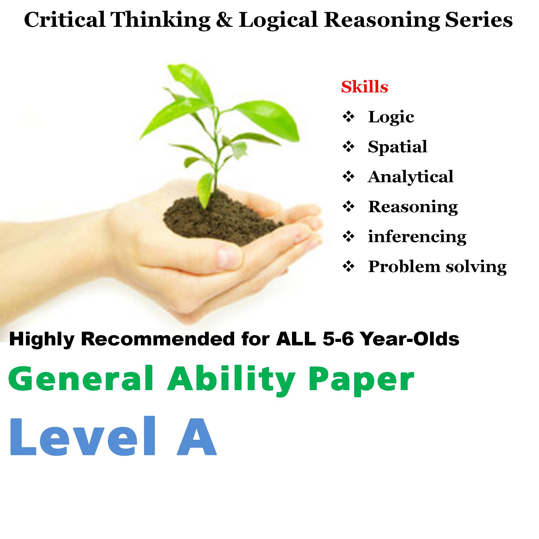 Level A General Ability Paper Cover | GiftedQuestions.com